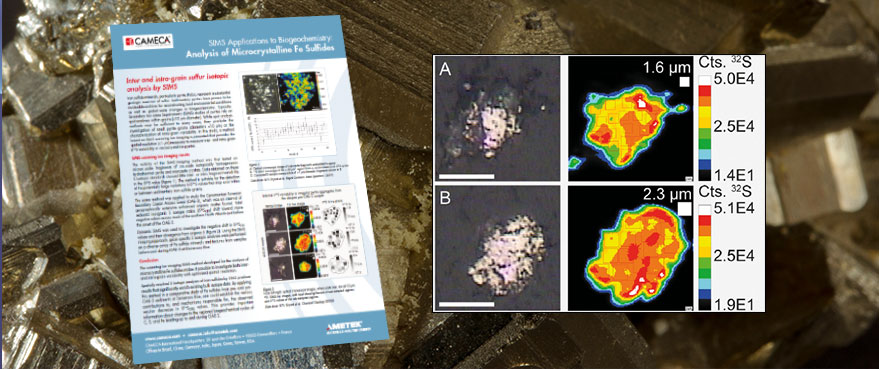 Analysis of Microcrystalline Fe Sulfides with SIMS - Application note
